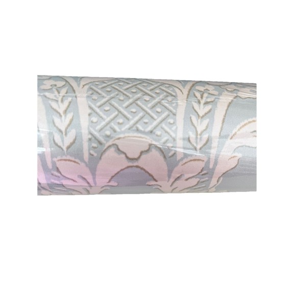 Norwall | Accents | Norwall Damask Wallpaper Blue Solid Vinyl New Roll ...